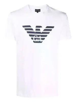 Emporio Armani Eagle-logo T-shirt - White