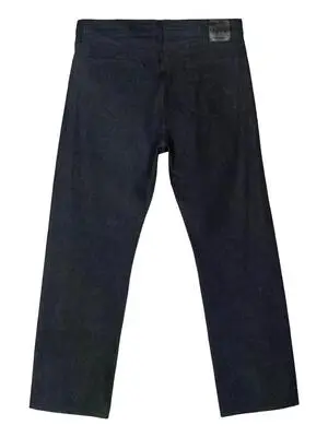 Off-White Embroidered Logo Jeans - Blue