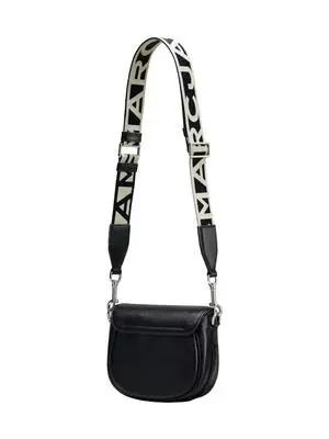 Marc Jacobs The Covered J Marc Saddle Bag Black