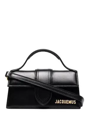 Jacquemus Le Bambino Leather Tote Bag - Black