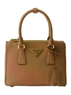 Prada Prada Mini Galleria Tote Bag Brown