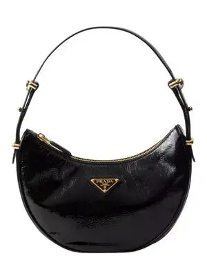 Prada Arqué Shoulder Bag Black