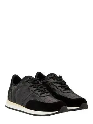 GIUSEPPE ZANOTTI Low Top Panelled Sneakers - Black