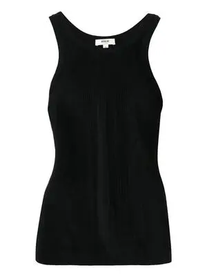 AGOLDE Bailey Round Neck Tank Top - Black