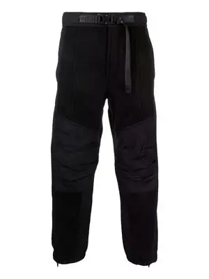Alexander Wang Logo Waistband Panelled Track Pants - Black