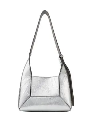 JIMMY CHOO Jimmy Choo Small Diamond Shoulder Bag Silver