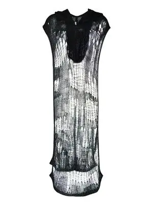 RICK OWENS Rick Owens Spider Knit Poncho