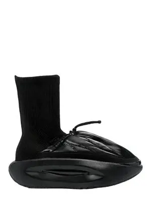 LI-NING Yunyou Fluffy High-top Sneakers - Black