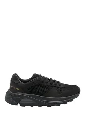 COMMON PROJECTS Panelled Lace-up Sneakers - Black