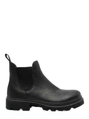 Ecco Grain Leather Chelsea Boots - Black