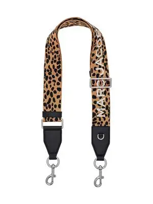 Marc Jacobs The Cheetah Logo Strap - Brown