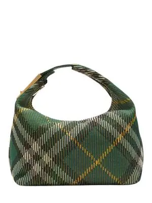 Burberry Medium Check Shoulder Bag - Green