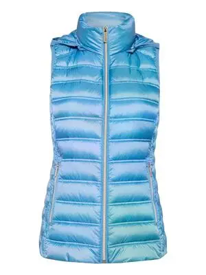 Michael Kors Packable Quilted Puffer Vest - Blue
