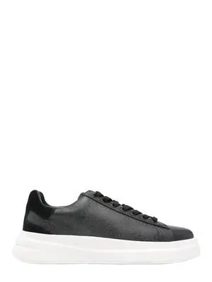Guess Elba Sneakers With Logo Patch - Black