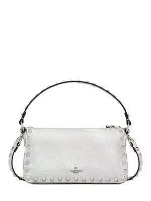 Valentino Garavani Rockstud Crossbody Bag Silver