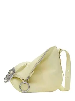 Burberry Knight Leather Crossbody Bag Neutrals