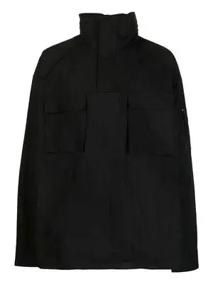 JUUN.J Hooded Jacket With Flap Pockets - Black
