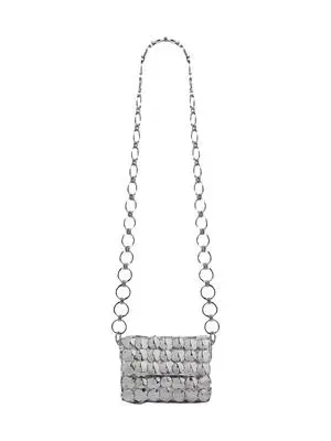 Rabanne Metallic Shoulder Bag - Silver