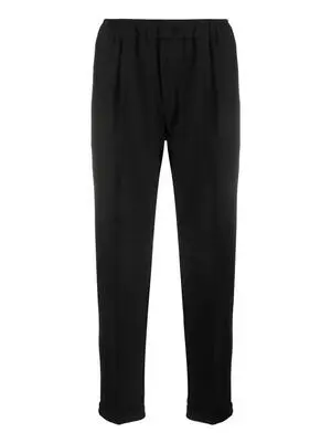Pmd Tapered-leg Elastic-waist Trousers - Black