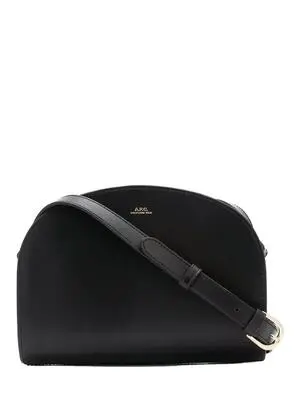 A.p.c. Demi Lune Cross Body Bag - Black
