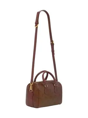 MARINE SERRE Crescent Moon-print Tote Bag - Brown
