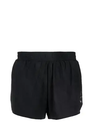 Y3 Logo-print Running Shorts - Black