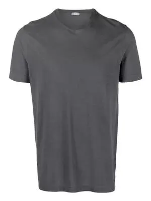 ZANONE Round-neck Short-sleeve T-shirt - Grey