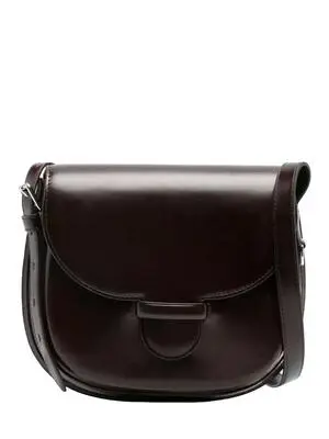 LEMAIRE Cartridge Leather Crossbody Bag - Brown
