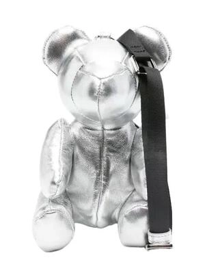 Mihara Yasuhiro Tone Teddy Bear Cross Body Bag - Silver