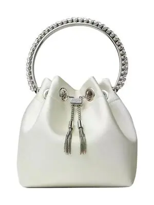 JIMMY CHOO Jimmy Choo Bon Bon Bucket Bag Silver
