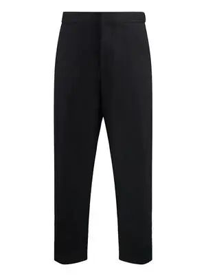 JIL SANDER Wool Trousers - Black