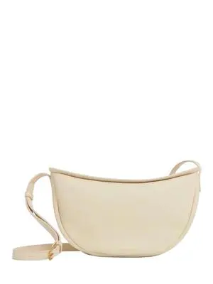 MANSUR GAVRIEL Moon Leather Crossbody Bag - Neutrals