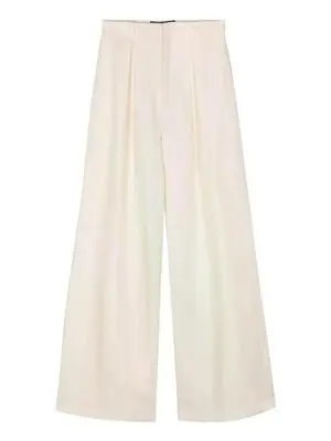 Ralph Lauren Greer Pleat-detail Palazzo Pants - Neutrals