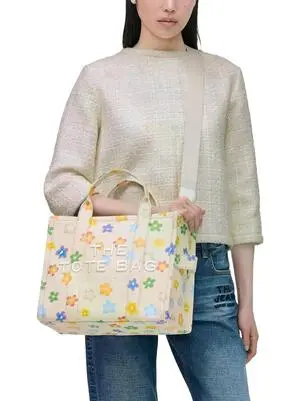 Marc Jacobs Wild Daisy Medium Tote - Neutrals