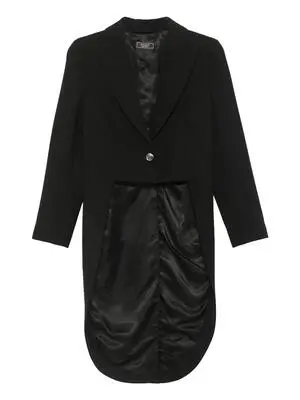 Peserico High-low Hem Blazer - Black