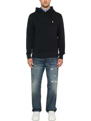 Polo Ralph Lauren Polo Pony-embroidered Hoodie - Black