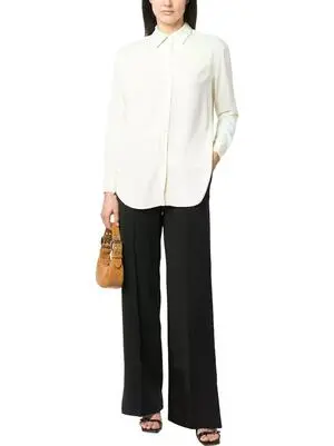 CALVIN KLEIN Calvin Klein High-Waisted Straight-Leg Trousers