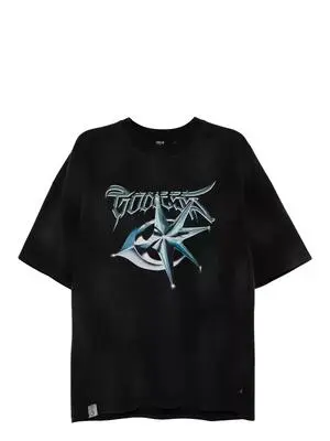 FIVE CM Graphic-print T-shirt Black