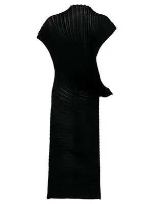 Issey Miyake Stream Midi Dress - Black