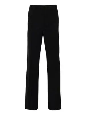 Rick Owens Dietrich Pressed-crease Trousers - Black