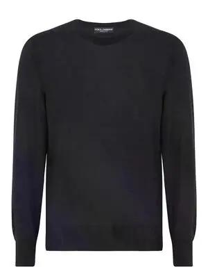 Dolce & Gabbana Long-sleeved Cashmere Jumper - Blue