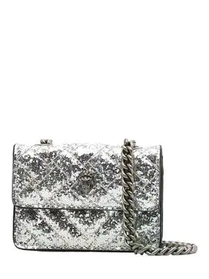 Kurt Geiger Kensington Quilted Wallet-on-chain - Silver