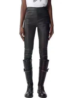 ANN DEMEULEMEESTER Florence Leather Leggings