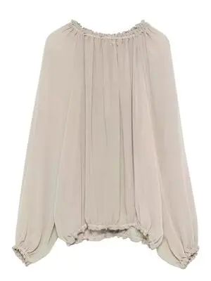 BLANCA VITA Blanca Vita Ruffle-Trim Blouse