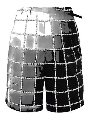 Undercover Logo-print Belted Shorts - Black