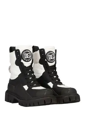 Dolce & Gabbana Chunky Sole Ankle Boots - White