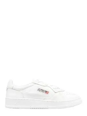 AUTRY Medalist Leather Sneakers - White