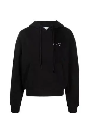 Off-White Caravaggio Paint Over Hoodie - Black