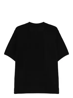 MC2 SAINT BARTH Cotton Polo Shirt - Black