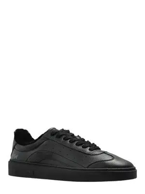 Dsquared2 Rider Leather Low-top Sneakers - Black